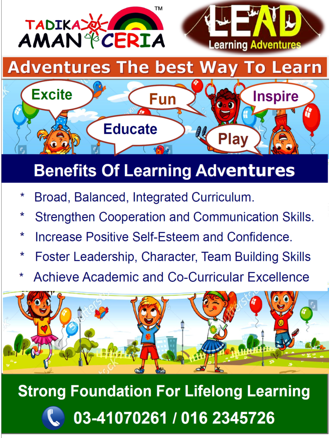 HOLIDAY ADVENTURES » Aman Ceria Kindergarten Learning Adventures